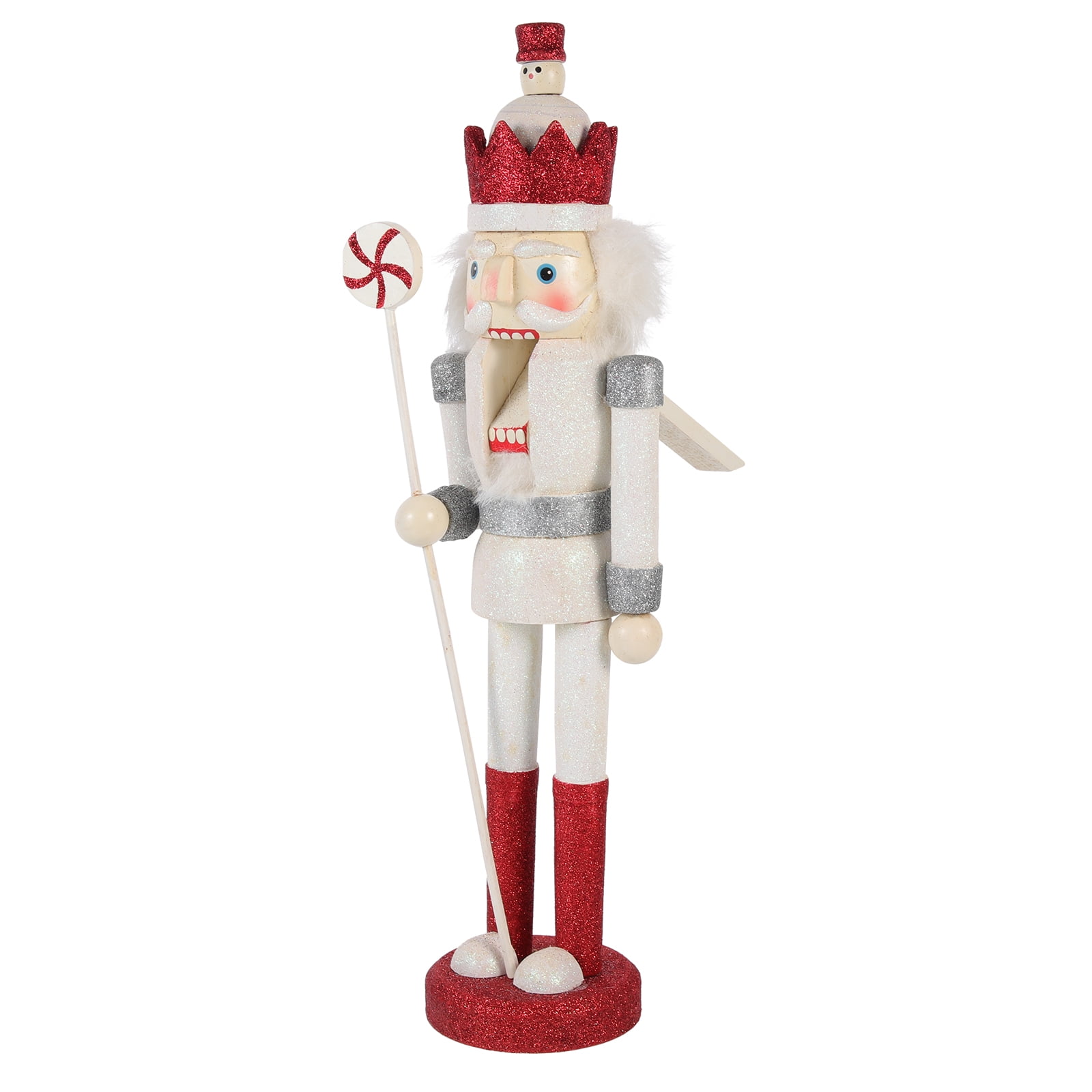 HOMEMAXS Cardinal Decor Nutcracker Soldier Christmas Puppet Beautiful ...
