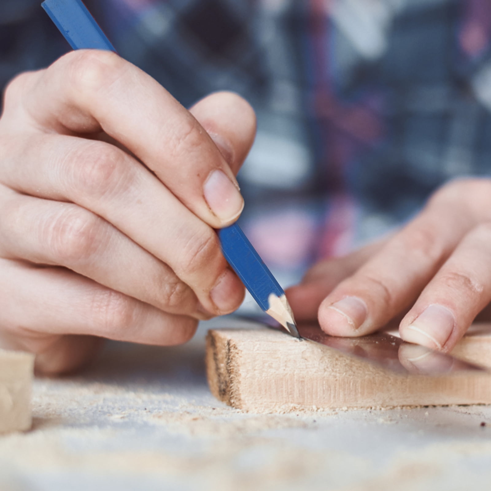 HOMEMAXS Carpenter Pencil Carpenters Pencils Woodworking Set Drawing ...