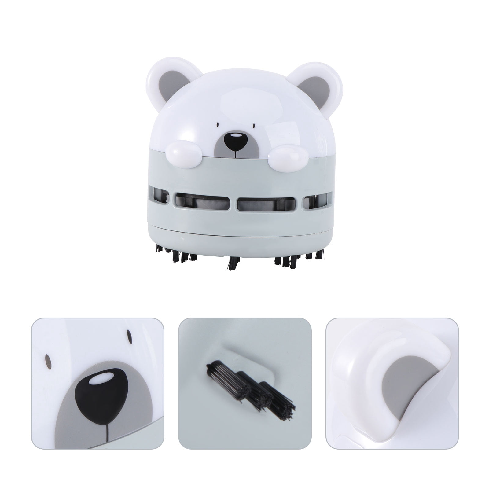 Minkissy Compact Cartoon Mini Tabletop Vacuum Cleaner Portable Dust ...