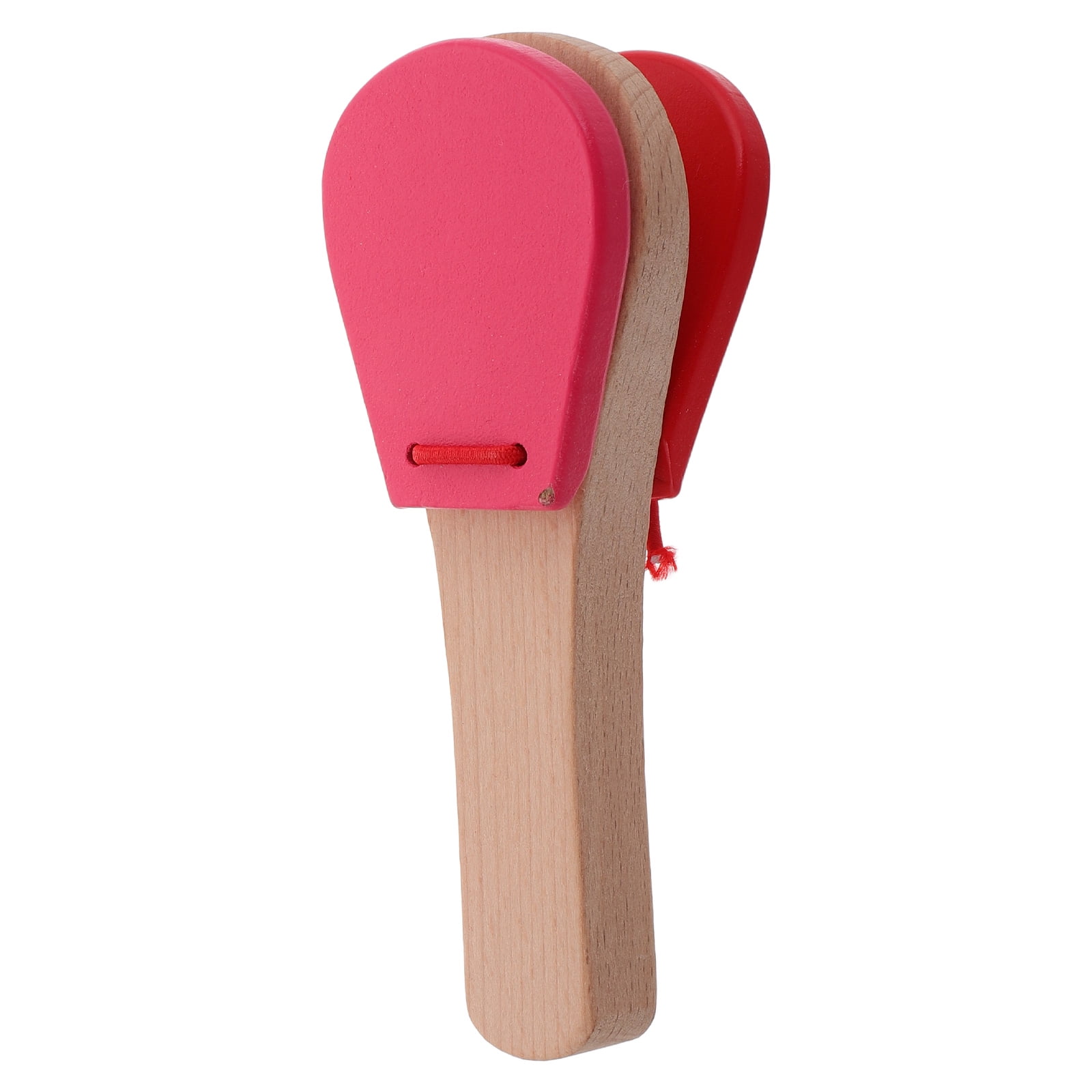 HOMEMAXS Castanets With Handle Wooden Musical Instrument Wood Baby Hand ...