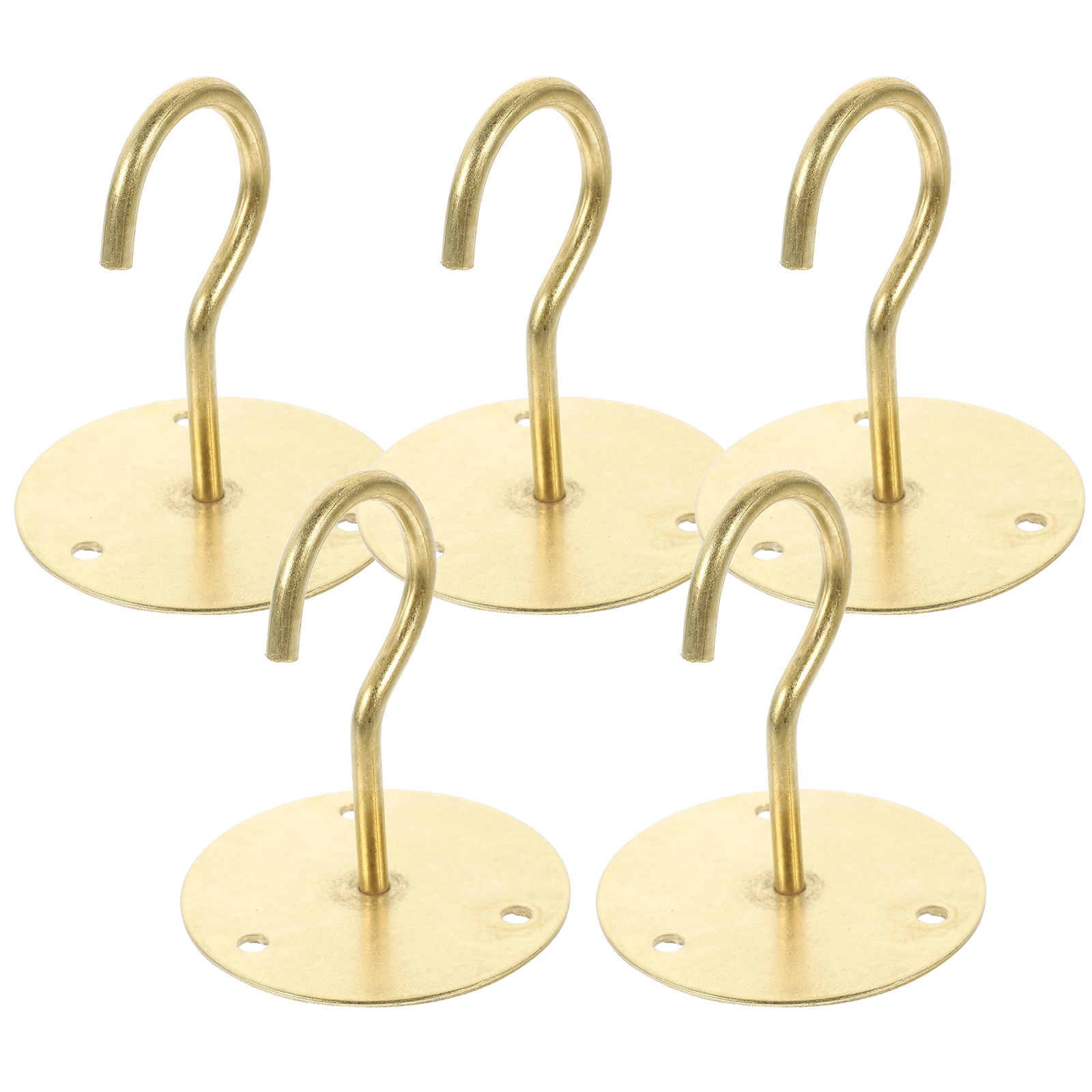 MOKKHNB Ceiling Hanging Hook 5 Hooks Golden Iron - Walmart.com