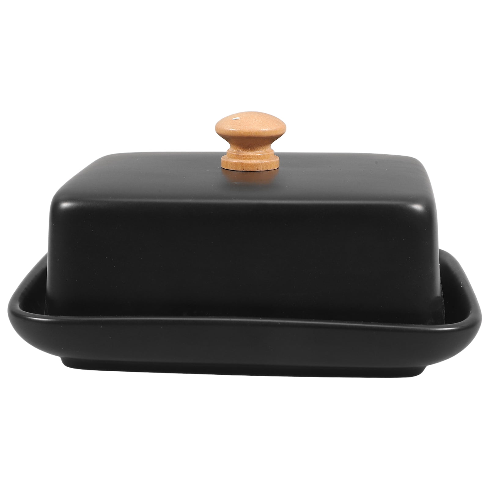 HOMEMAXS Ceramic Butter Box with Lid for Storing Butter and Cheese ...