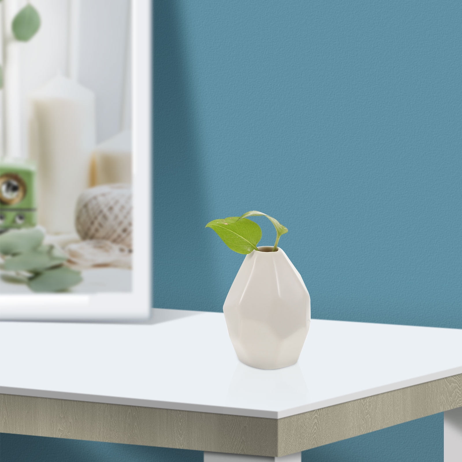HOMEMAXS Ceramic Flower Vase Modern Flower Arrangement Container ...