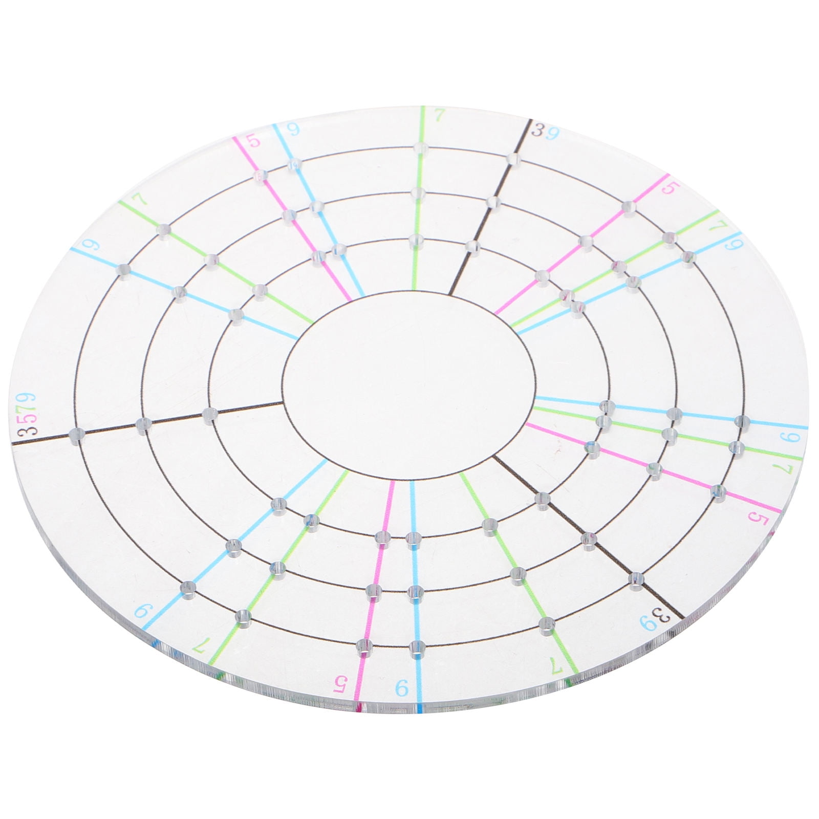 HOMEMAXS Ceramic Round Divider Clay Dividing Template Pottery Circle ...