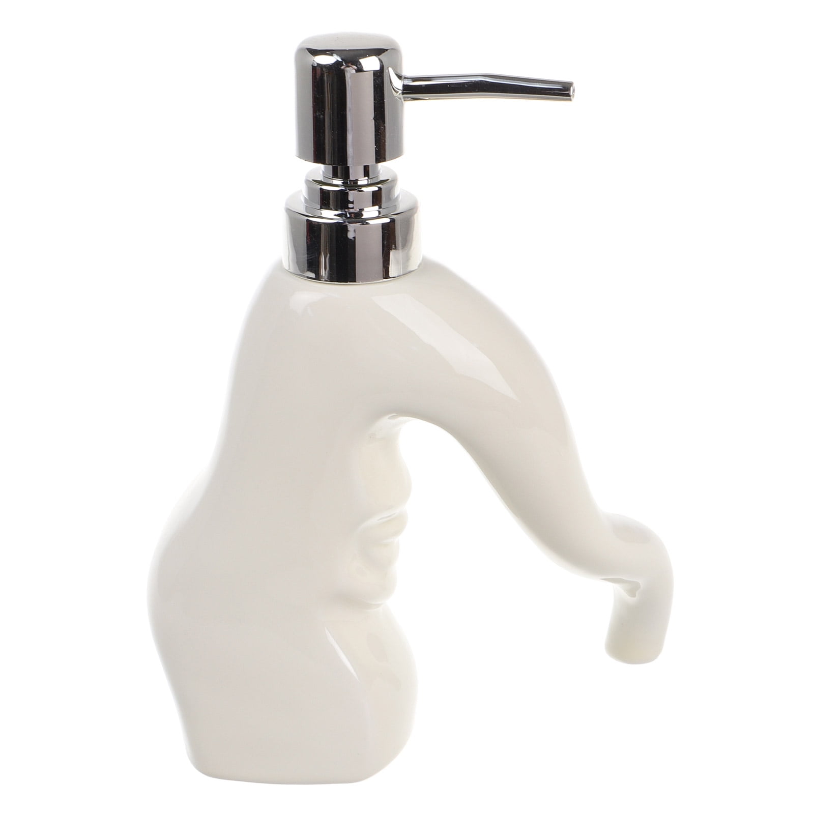 HOMEMAXS Ceramic Soap Dispenser Porcelain Lotion Pump Bottle Dispenser ...
