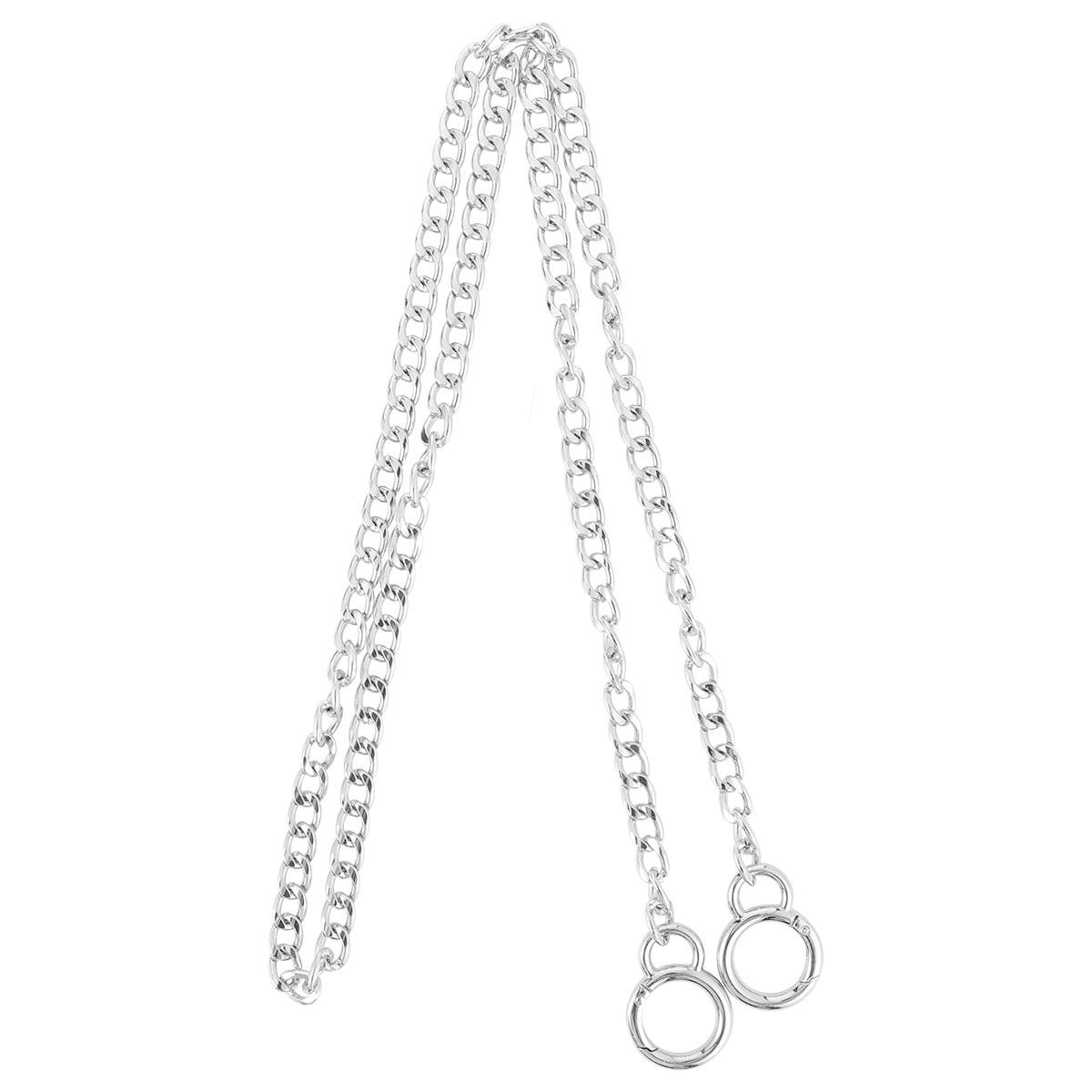 Chain Belt Purse Strap Messenger Bag Handles The Tote Silver - Walmart.com