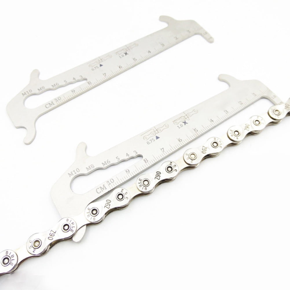 Chain Test Caliper Measurement Ruler Tool Repair Chains Silver ...