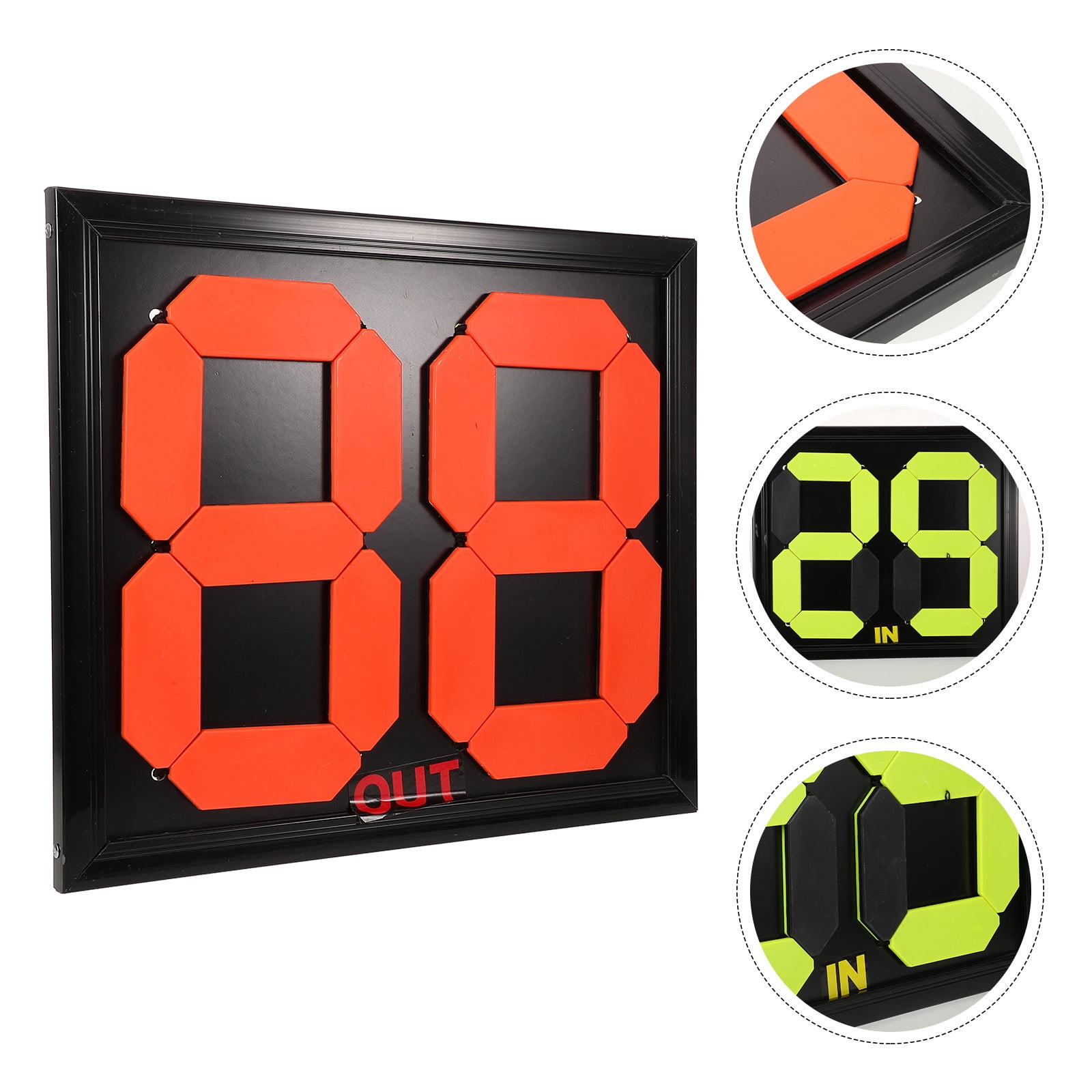 HOMEMAXS Change Player Sign Manual Substitution Board Football Goal ...