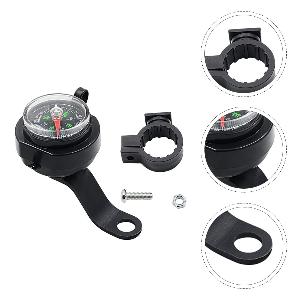 Charger Motorbike Handlebar USB Chargers Motorcycle Compass Black ...