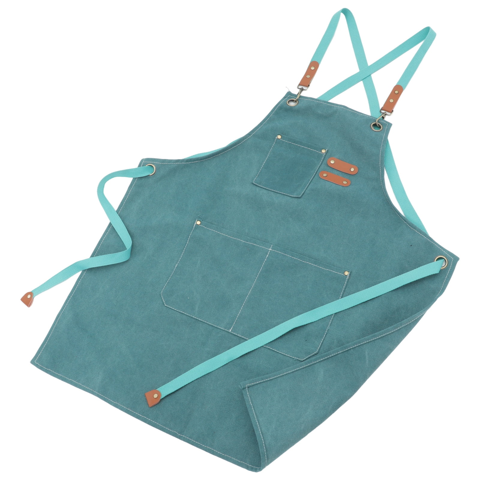 HOMEMAXS Chef Apron Pocket Designed Canvas Adjustable Work Apron ...