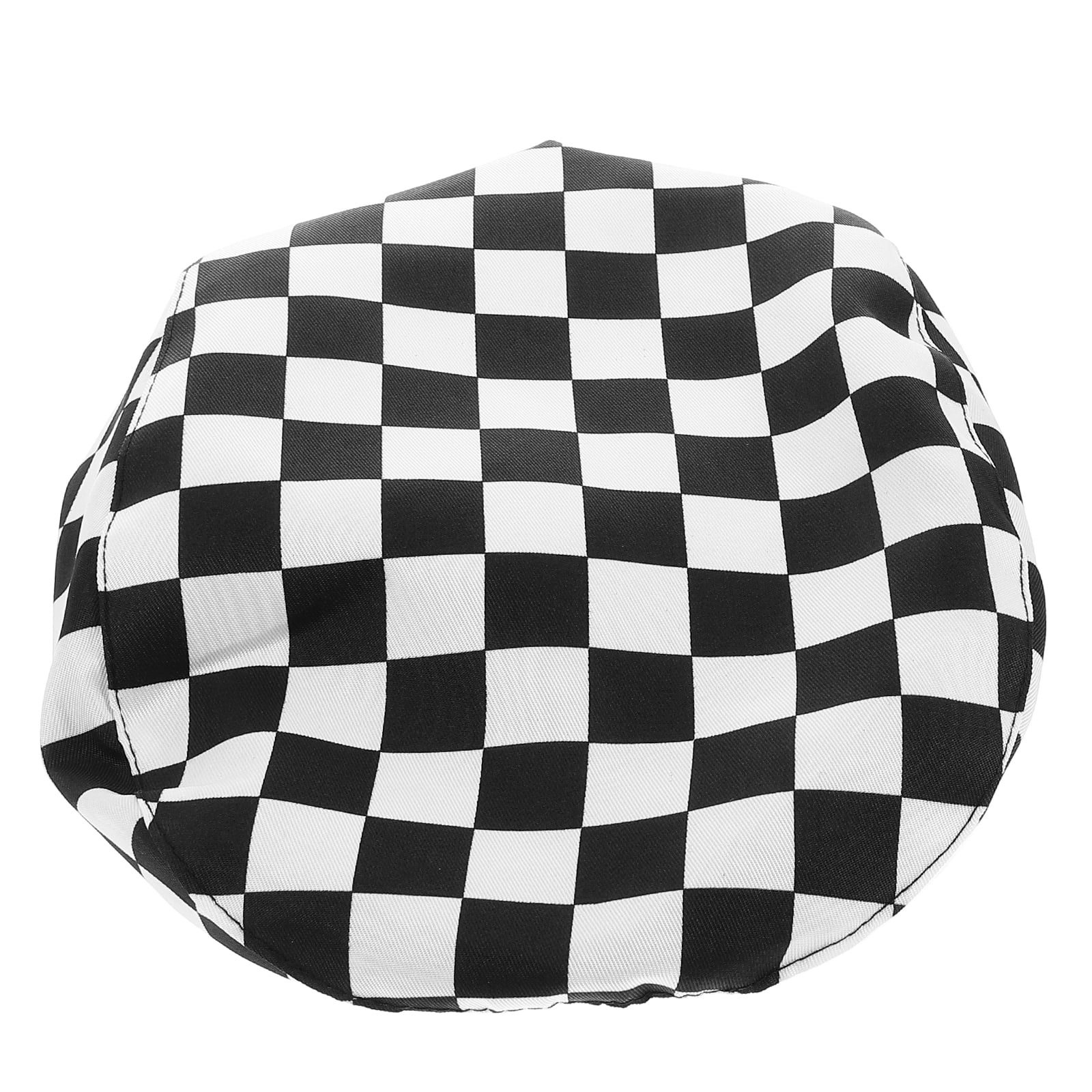 HOMEMAXS Chef Costume Cap Checkered Pattern Hat Muffins Wrapper ...