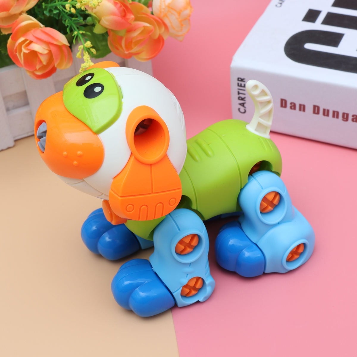 Children Removable Screw Building Toy Nut Combination Disassembly ...
