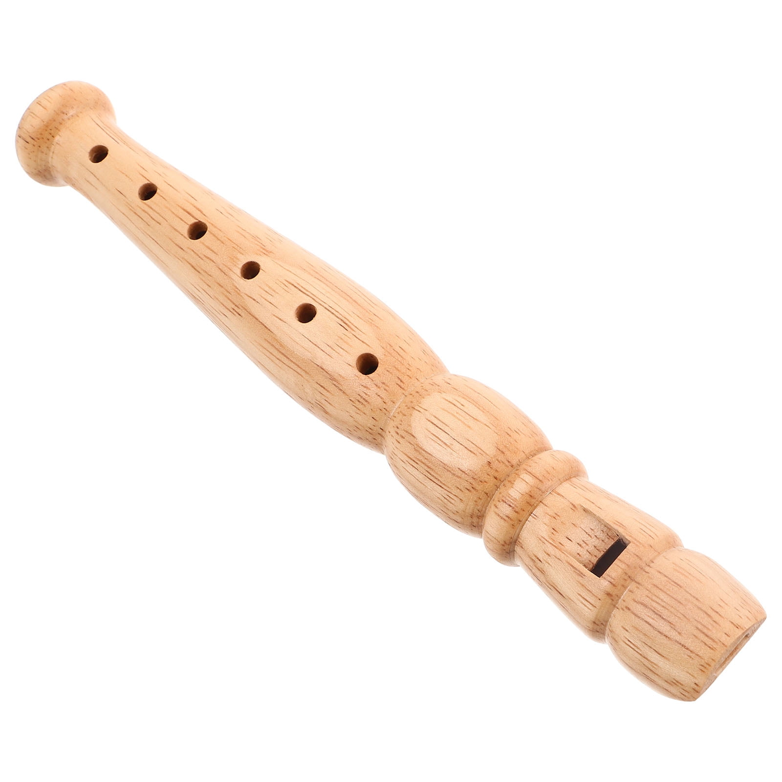 HOMEMAXS Children'S 6-Hole Wooden Recorder Portable 6 Holes Instrument ...
