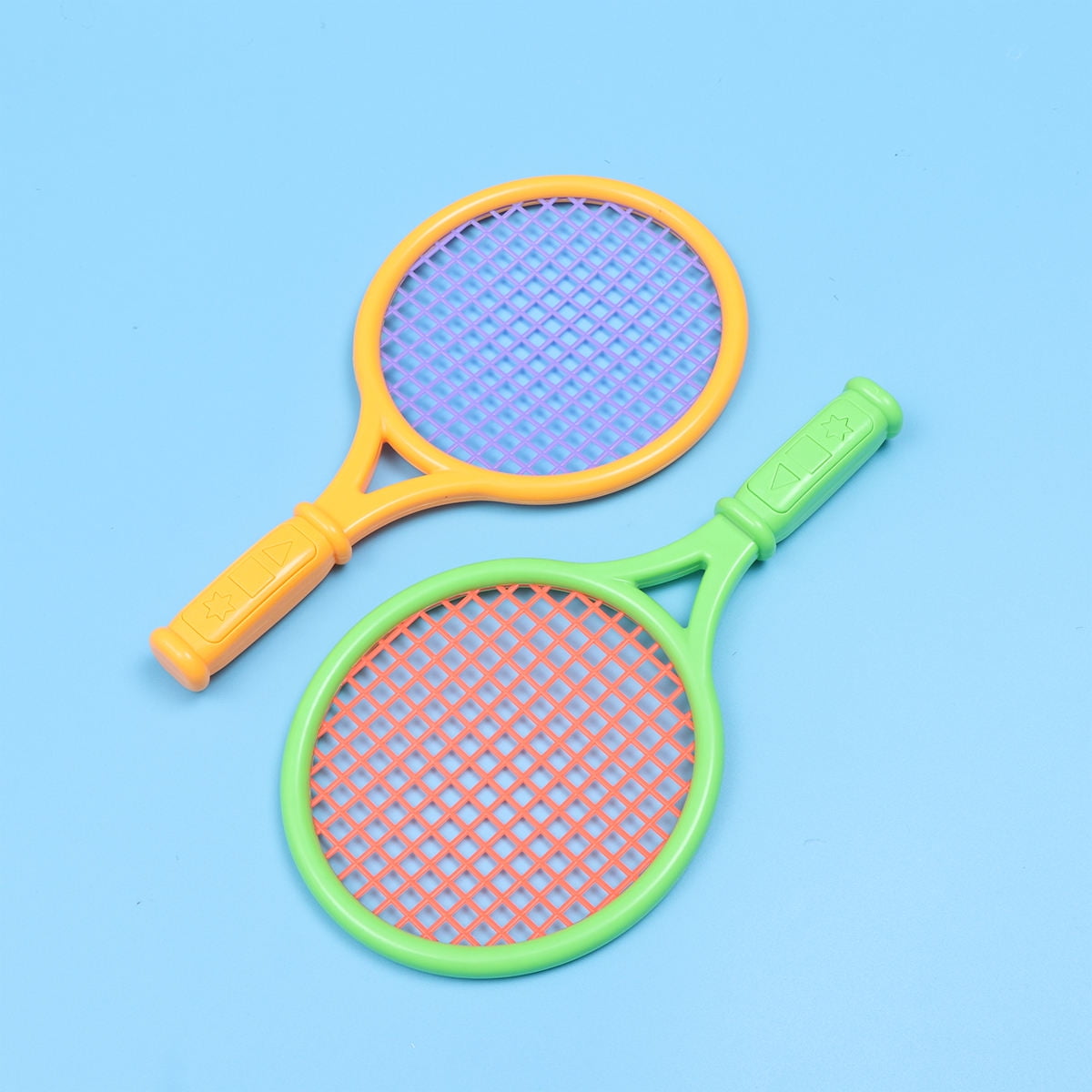 jojofuny Childrens Tennis Racket Set Made of Safe Plastic for Playing ...