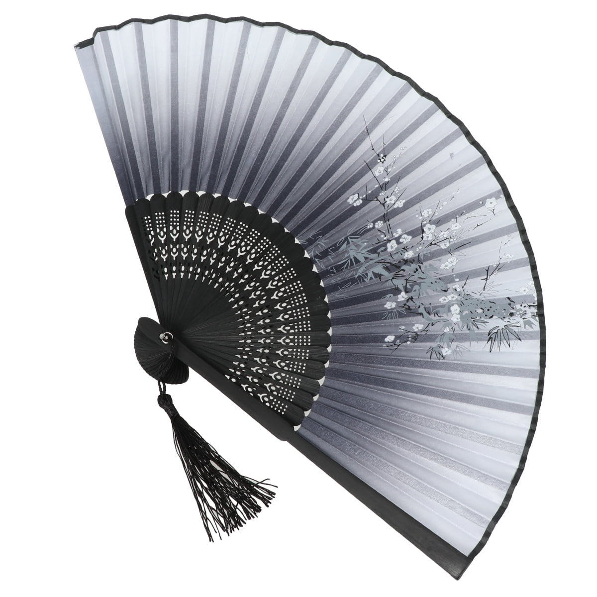 Chinese Folding Fans with Plum Silk Fabric Fan for Decoration Multi Color 7 inch - Walmart.com
