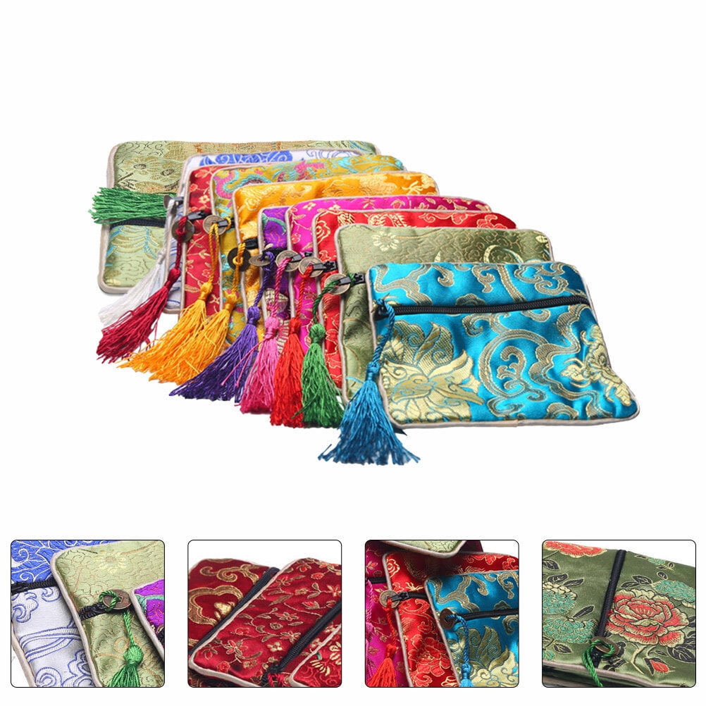 HOMEMAXS Chinese Style Jewelry Bag in Assorted Colors for Storage Made ...