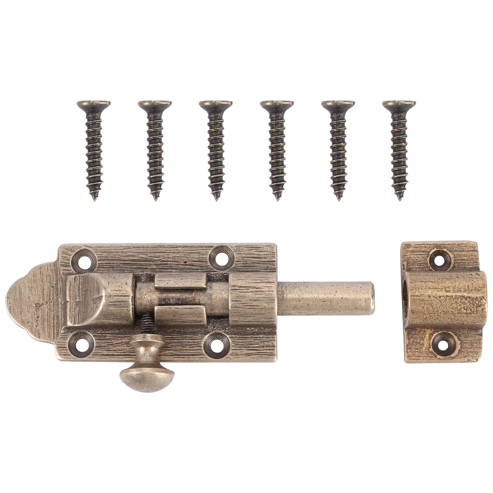HOMEMAXS Chinese Type Brass Bolt Safety Door Bolts Black Doorknob ...