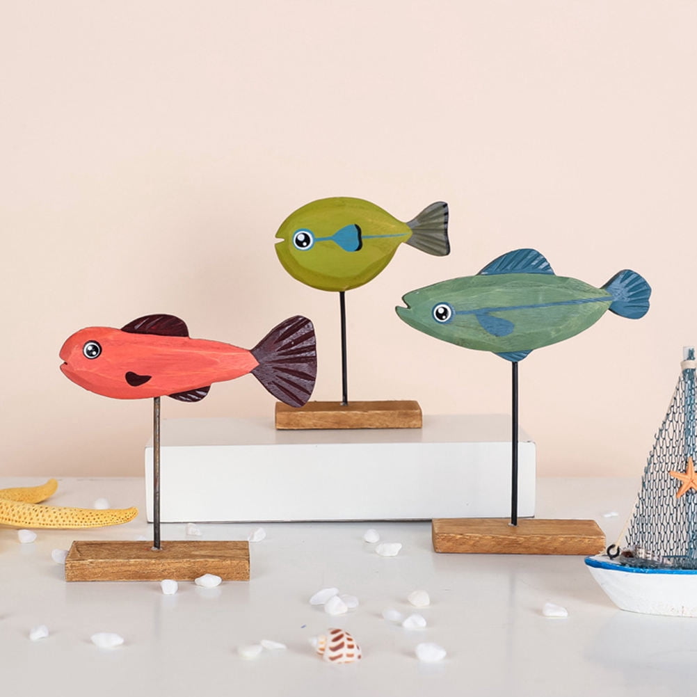 HOMEMAXS Christmas Ornaments with Fish Design Made of Synthetic ...