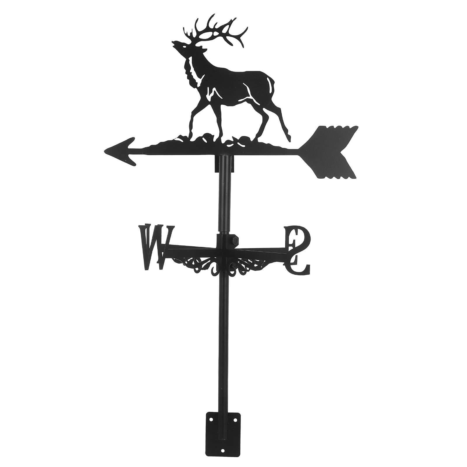 HOMEMAXS Christmas Weathervane Post Solar Lights Outdoor Festoon Wind ...