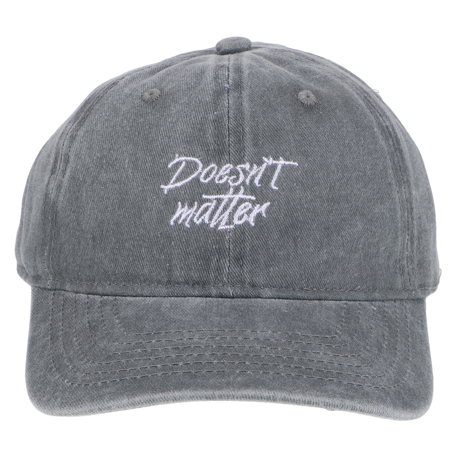 HOMEMAXS Chrome Plated Nut Embroidered Baseball Cap - Walmart.com