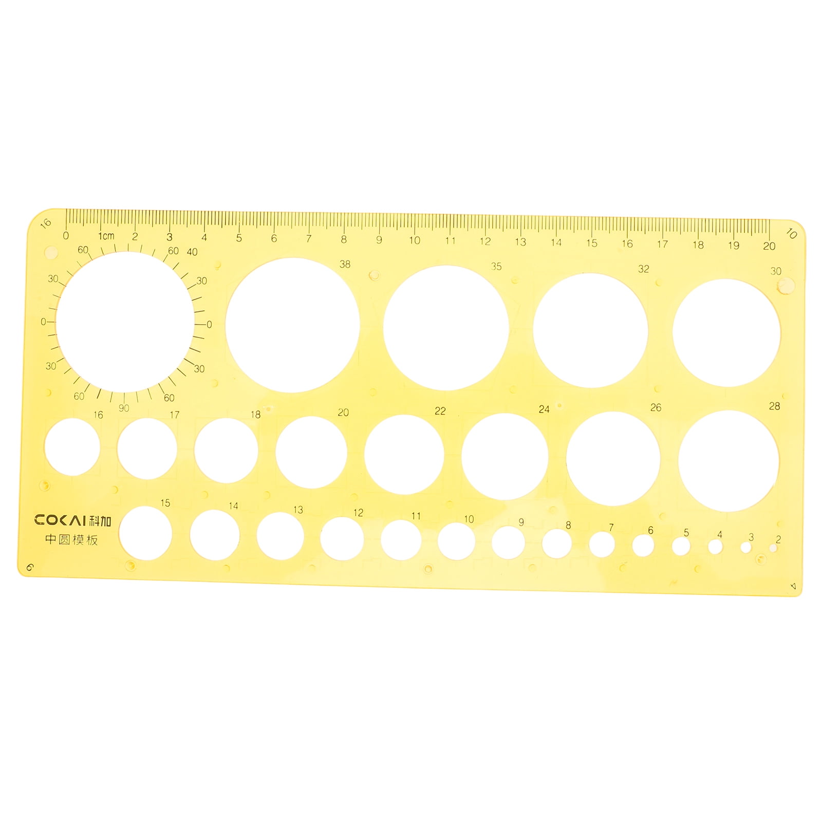 HOMEMAXS Circle Template Oval Measuring Templates Circle Guide Stencil ...