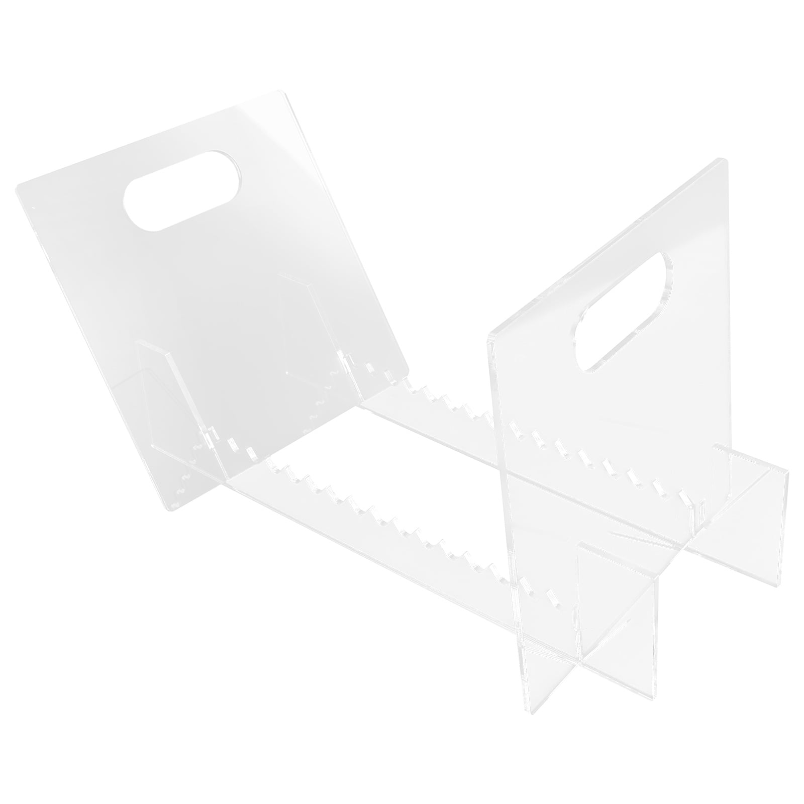 HOMEMAXS Clear Acrylic Record Holder Desktop Display Easel Transparent ...