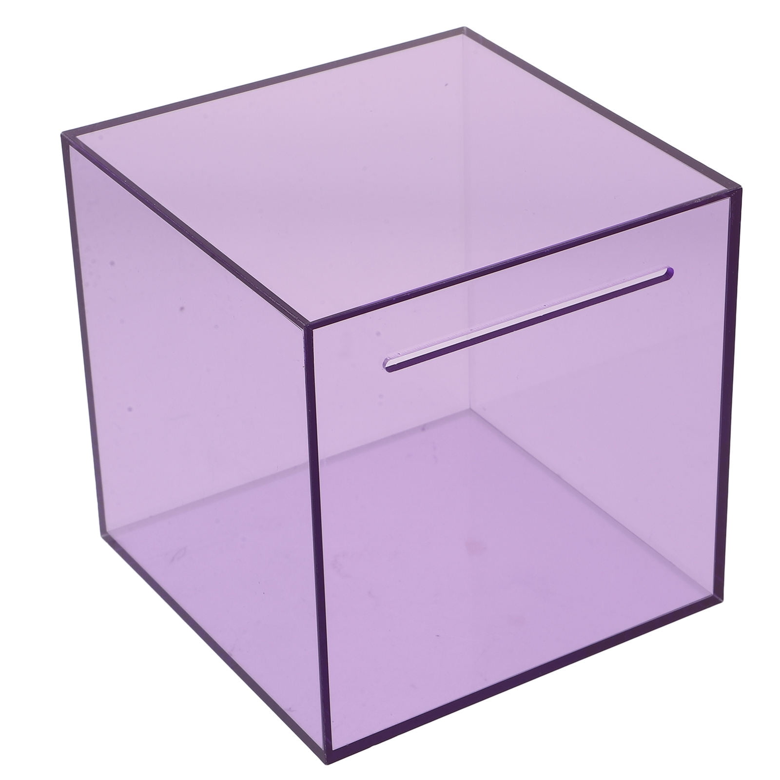 HOMEMAXS Clear Jar Acrylic Donation Box Acrylic Coin Bank Money Saving ...