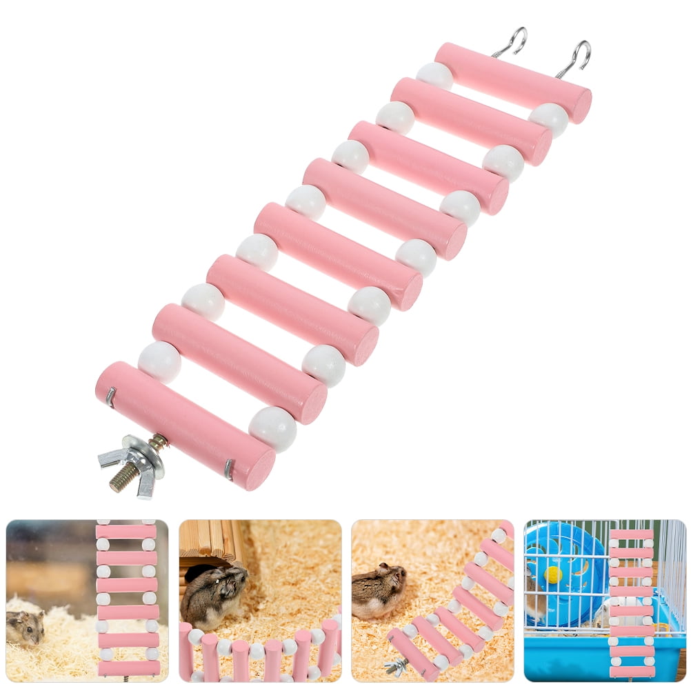 HOMEMAXS Climb Ladder Toy for Rat Hamster Bridge Rodent Accessory Baby ...