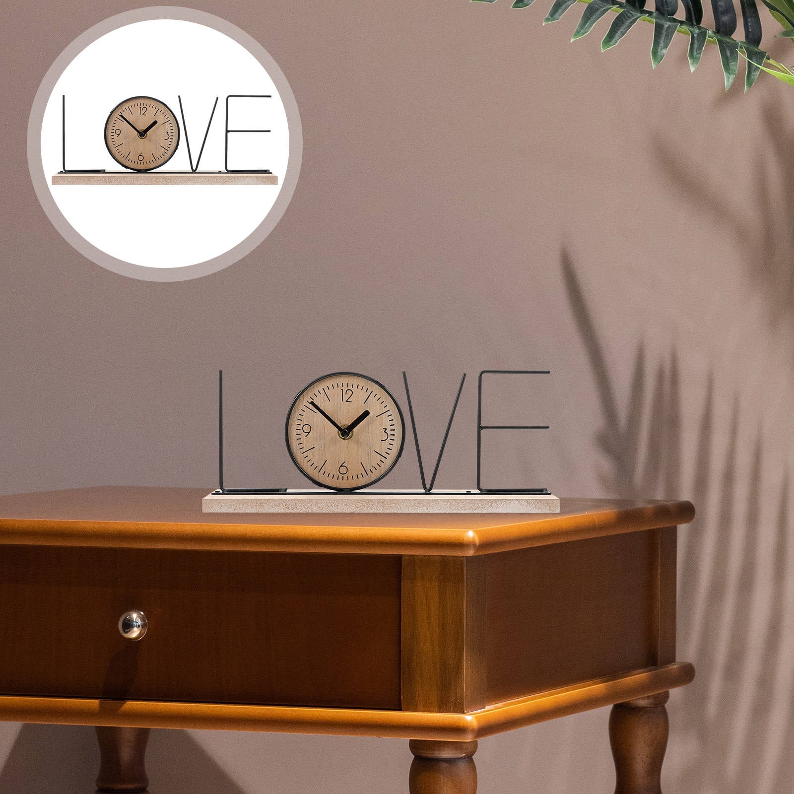 HOMEMAXS Clock Display Clocks for Home Decor Silent Student - Walmart.com