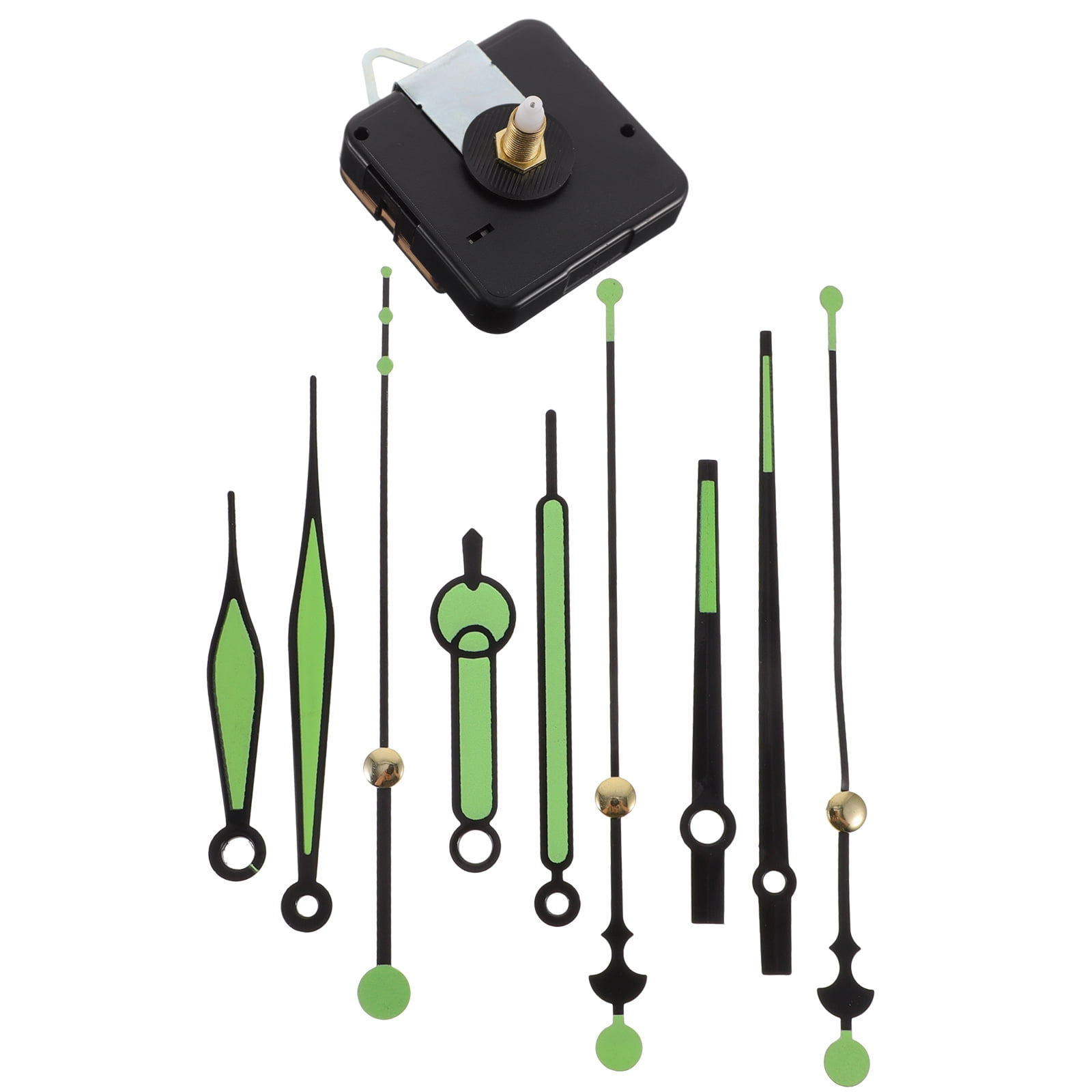 HOMEMAXS Clock Mechanism Replacement Shaft Pendulum Work Light Green ...