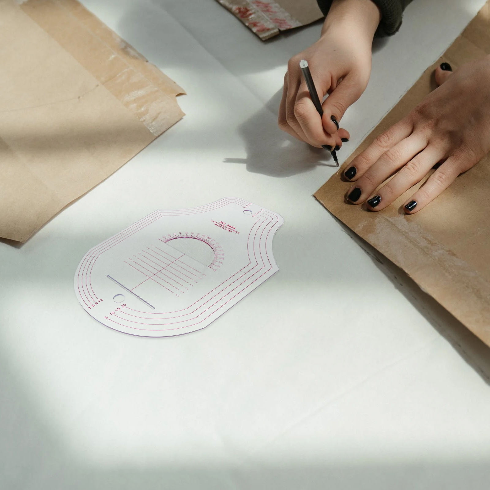 Clothing Curve Cutting Ruler Sewing Ruler Plastic Clothing Proofing ...