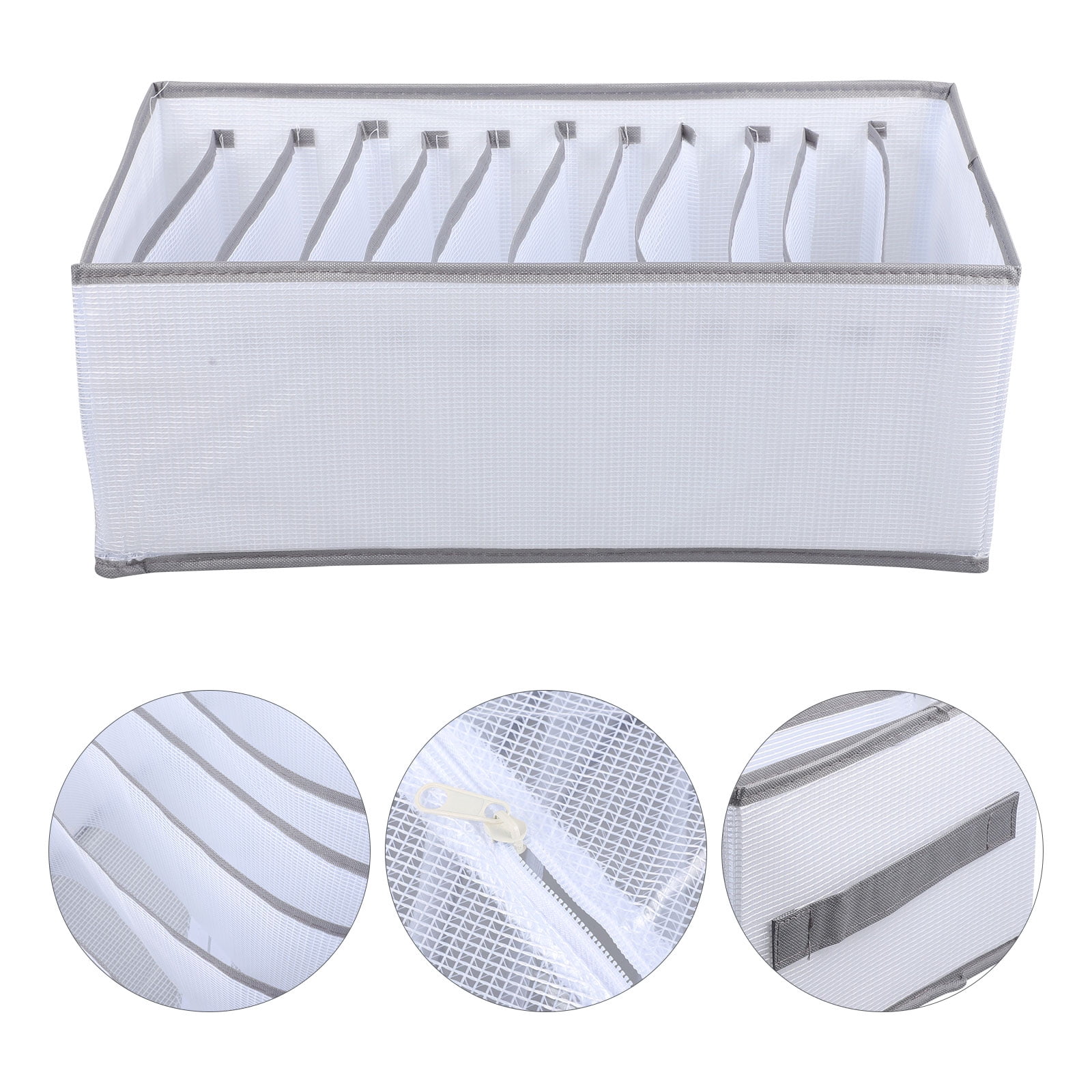 jojofuny Wardrobe Clothes Organizer Grey Oxford Cloth 1Pcs 17.29x9.82x6 ...