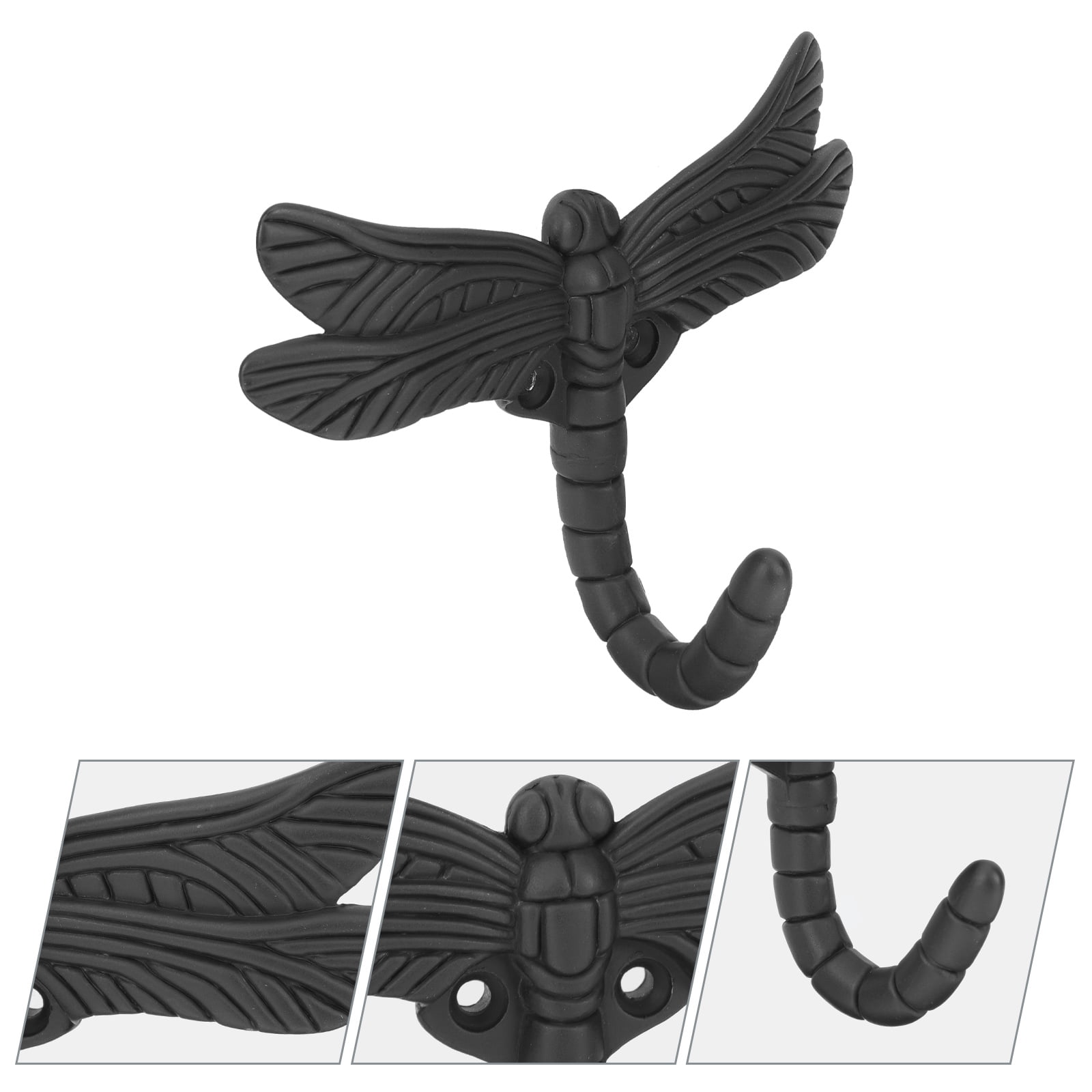 HOMEMAXS Coat Mount Dragonfly Key Hooks for Wall Decorative Attractive Kitchen - Walmart.com