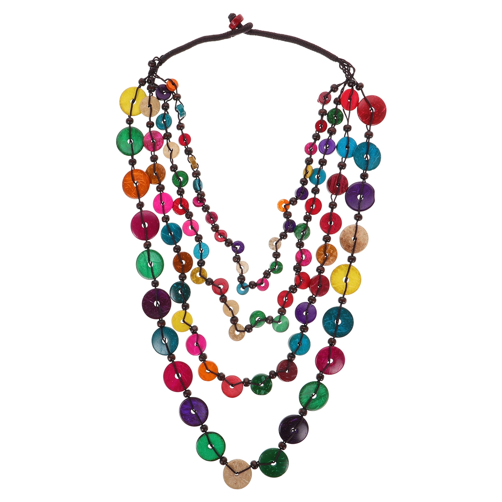 HOMEMAXS Coconut Shell Necklace For Men Female Necklace Decoration ...