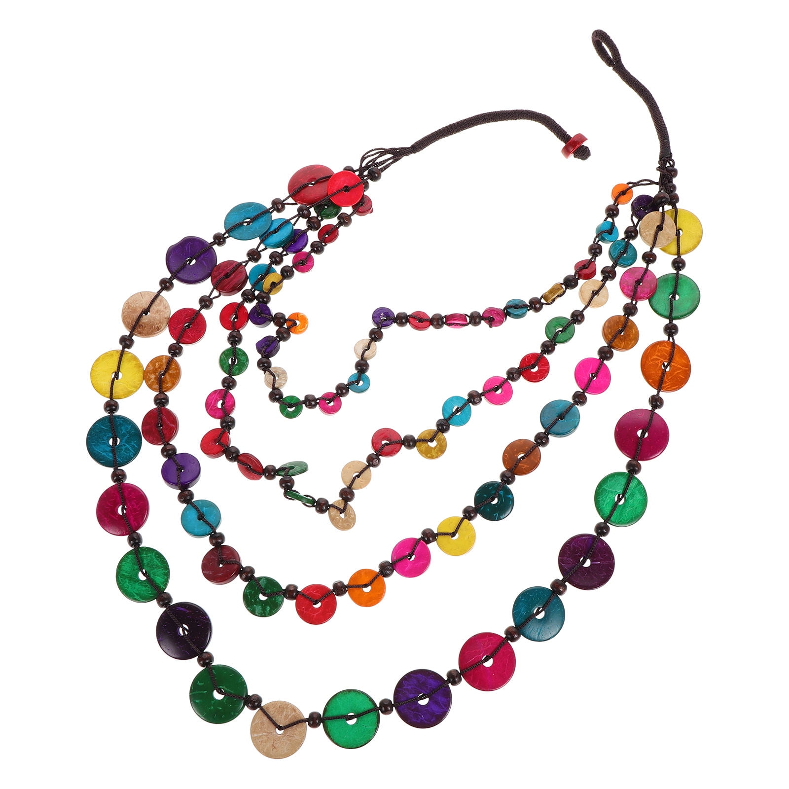 HOMEMAXS Coconut Shell Necklace For Men Female Necklace Decoration ...