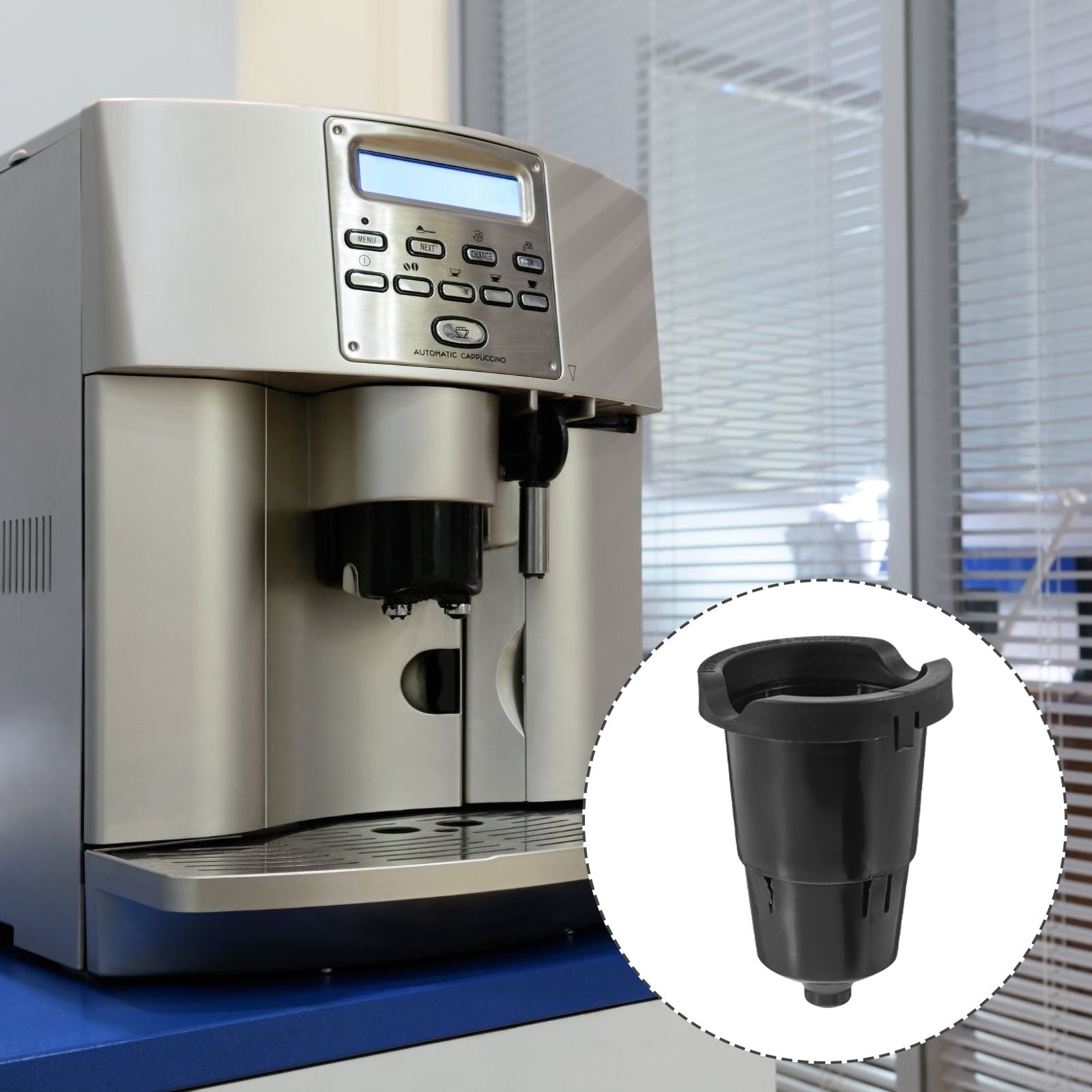 HOMEMAXS Reusable Coffee Filter Cup with PP Material for Machines and ...