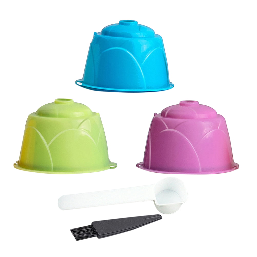 MOKKHNB Refillable Coffee Capsules Filter Cup Set Rubber Sealing Ring ...