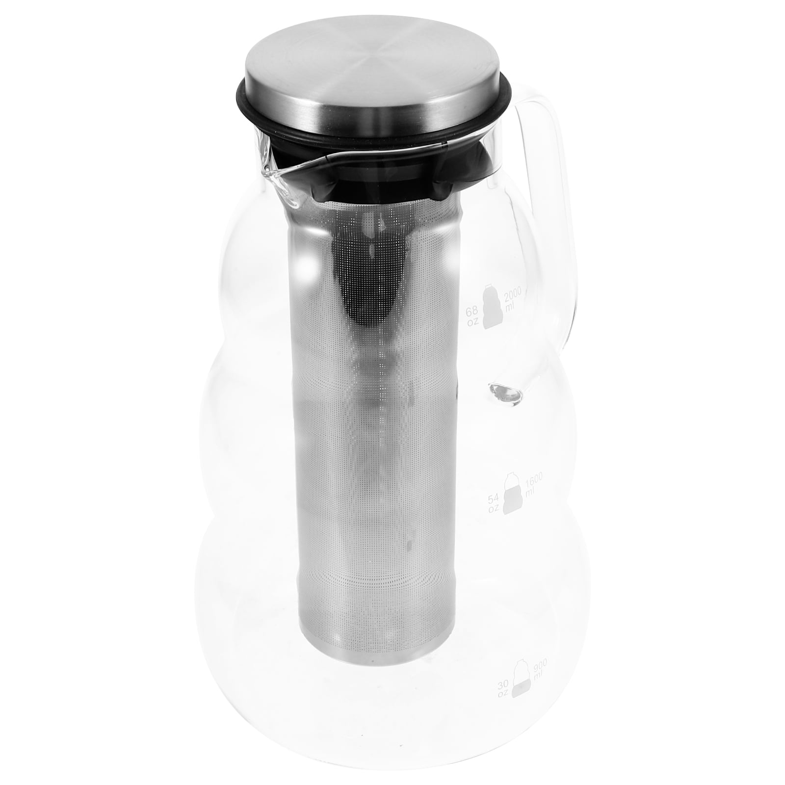 HOMEMAXS Cold Water Pitcher Ice Tea for Fridge Strainer Coffee Pot ...