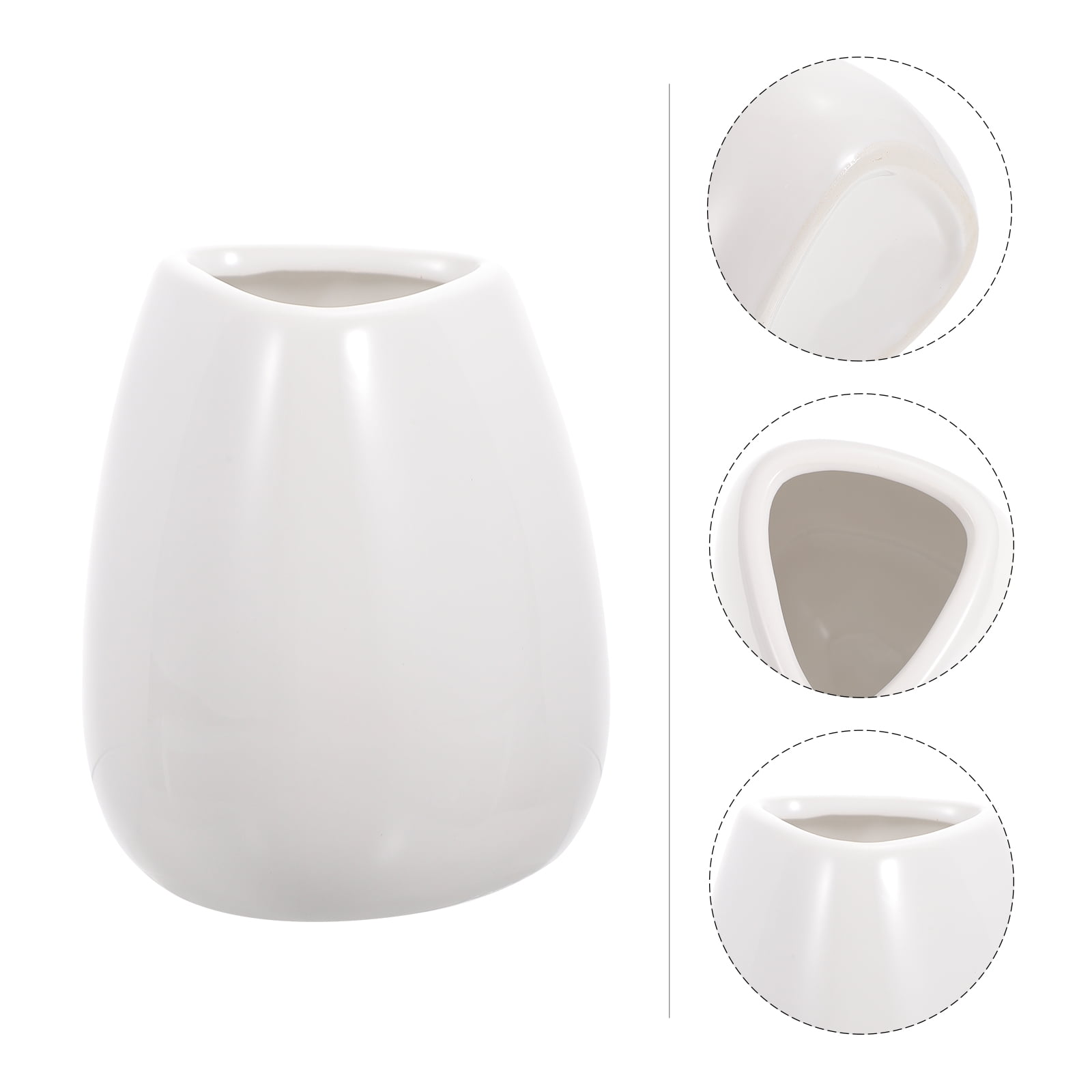 HOMEMAXS Color Flower Vase Artistic Dried Flowers Container Office ...