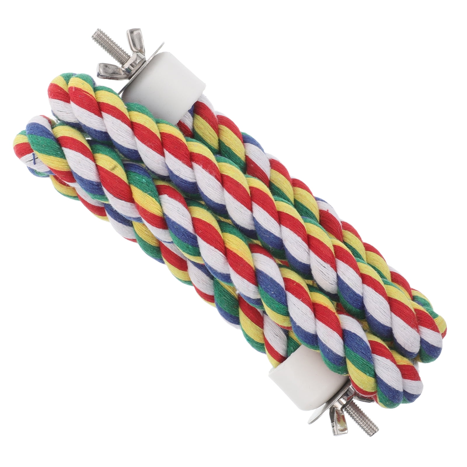 BEADCEST Parrot Rope Perch Assorted Color Birds Cage Use 1Set 31.5*0.7 ...