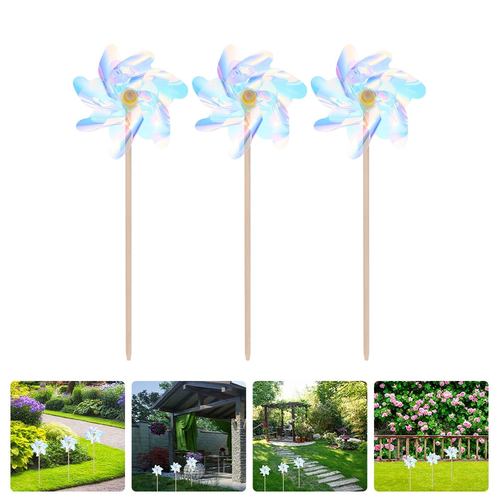 HOMEMAXS Colorful Pinwheels for Kids Made of Synthetic Material Perfect ...