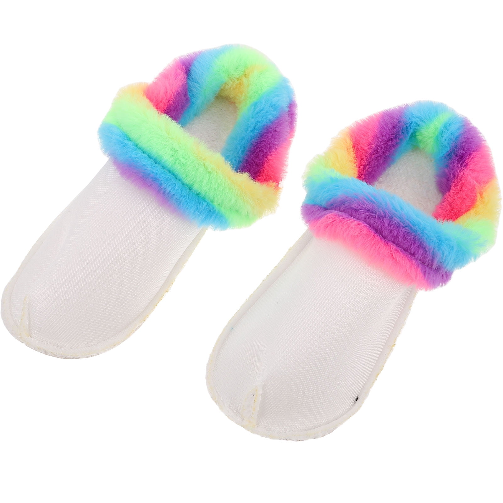 WEUVEB Removable Fuzzy Liners For Shoes Plush Multi-Colored 1 Pair 9 ...