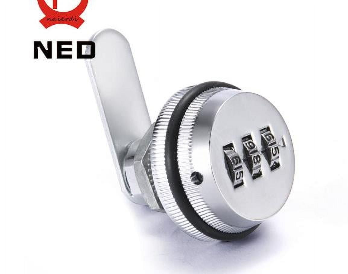 Combination Lock for Mailbox 3- Password Dial Lock Portable for Secure ...