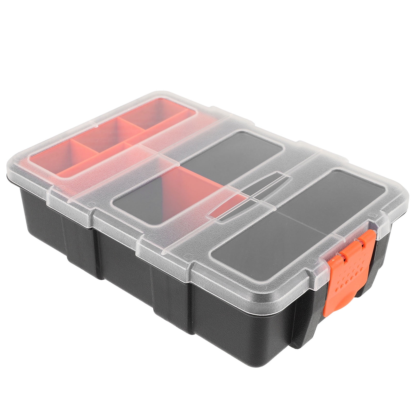 HOMEMAXS Compartment Screw Storage Box Plastic Screw Organizer Box ...
