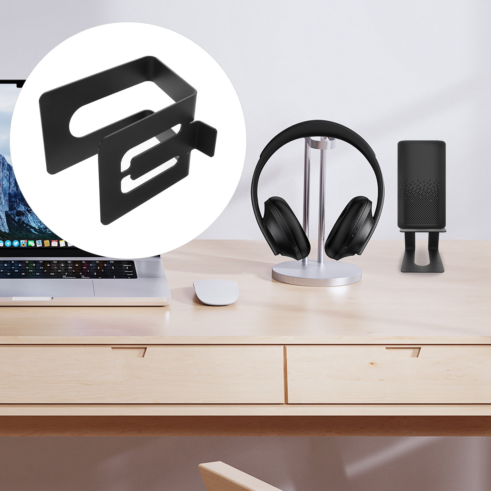 HOMEMAXS Computer Riser Speaker Desk Holder Stands Speakers for Desktop ...