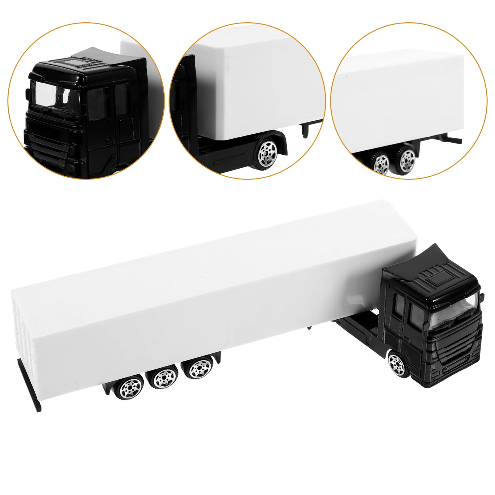 HOMEMAXS Container Truck Model Truck Toy Mini Container Truck Model ...