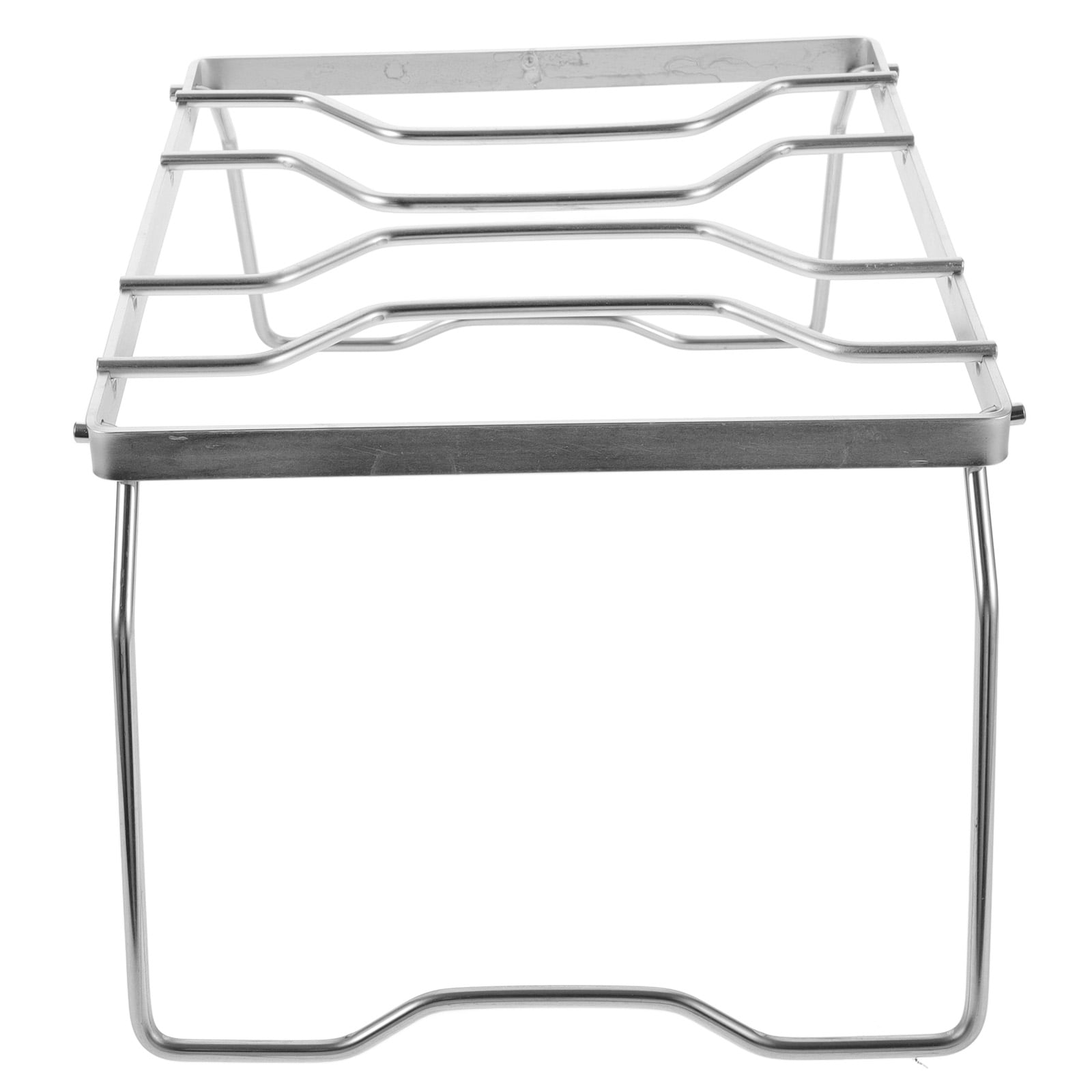 HOMEMAXS Cooking Camp Fire Rack Stainless Steel Barbecue Stand Foldable ...