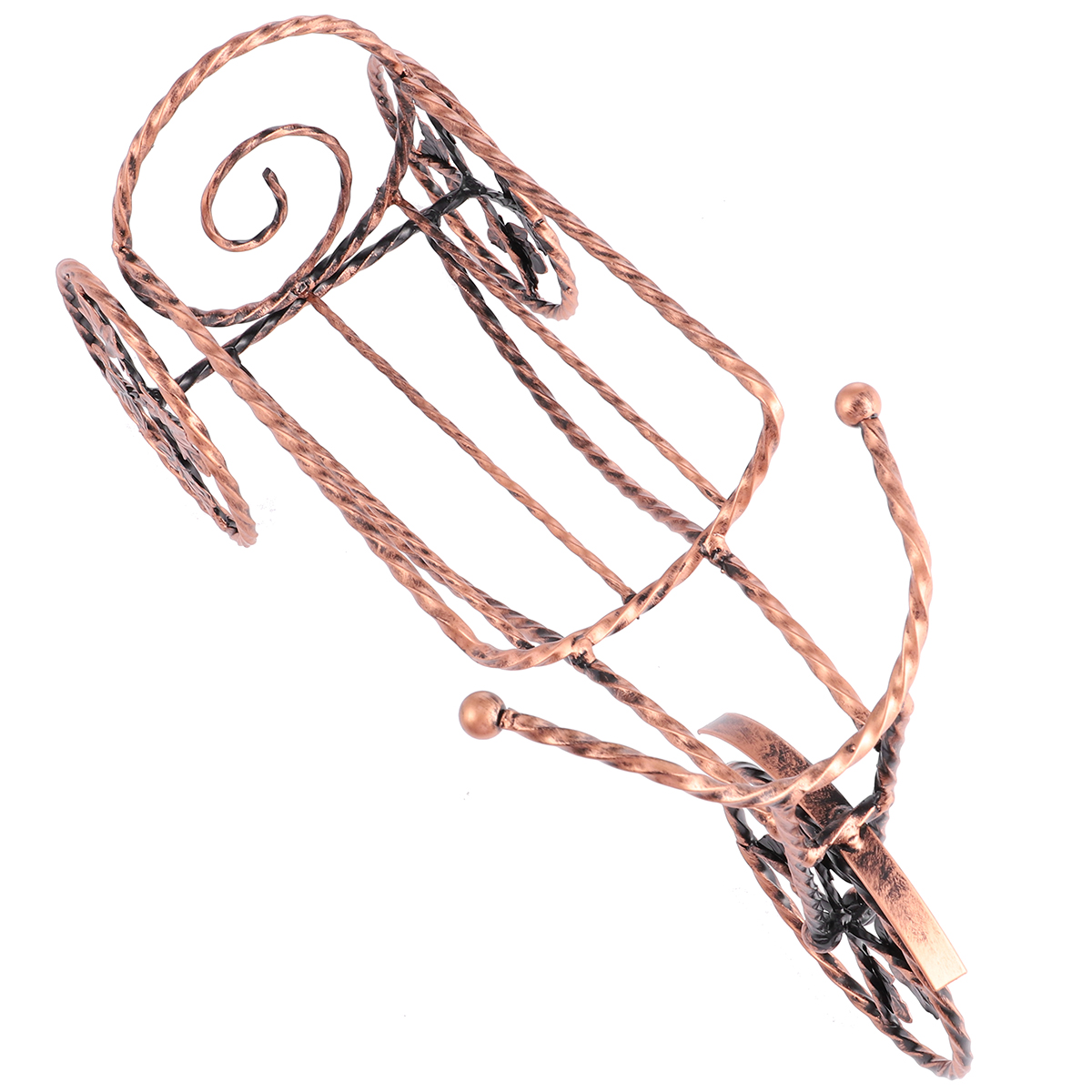 HOMEMAXS Corkscrew Foldable Red Wine Display Stand Wine Rack 35*19cm ...