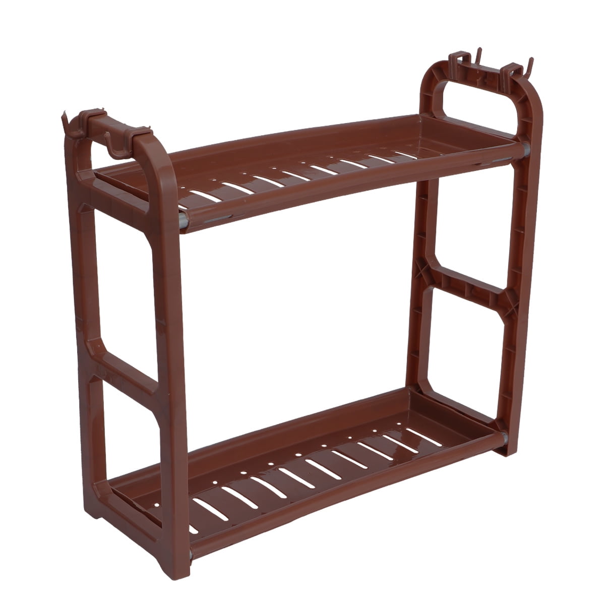 HOMEMAXS Corner Shower Shelf Plastic Storage Rack Seasoning - Walmart.com