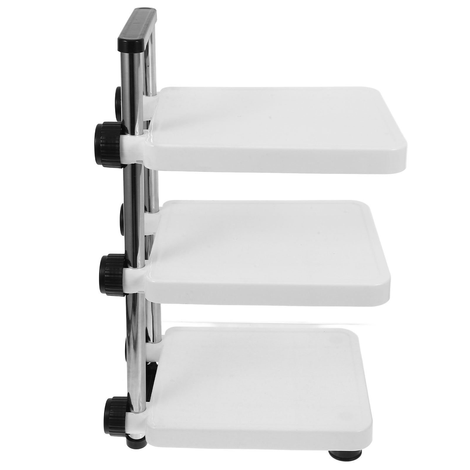 HOMEMAXS Countertop Cookware Stand Stacking Pots Pans Storage Rack Work ...